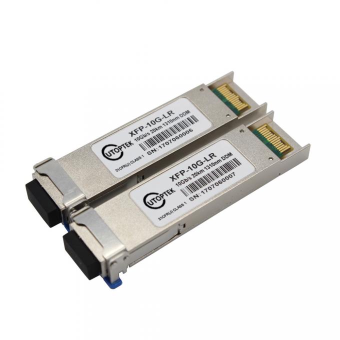 10G XFP modules LR SM Duplex LC 1310nm 10Km with DDM for network hub switch