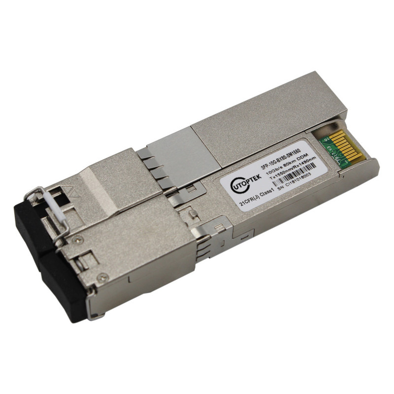 10G WDM 80km SFP+ Bidi LC 1490/1570nm SM Single LC optical transceiver ...
